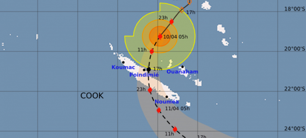Cyclone Cook : l’alerte 2 déclenchée ! | Gouvernement de la Nouvelle ...